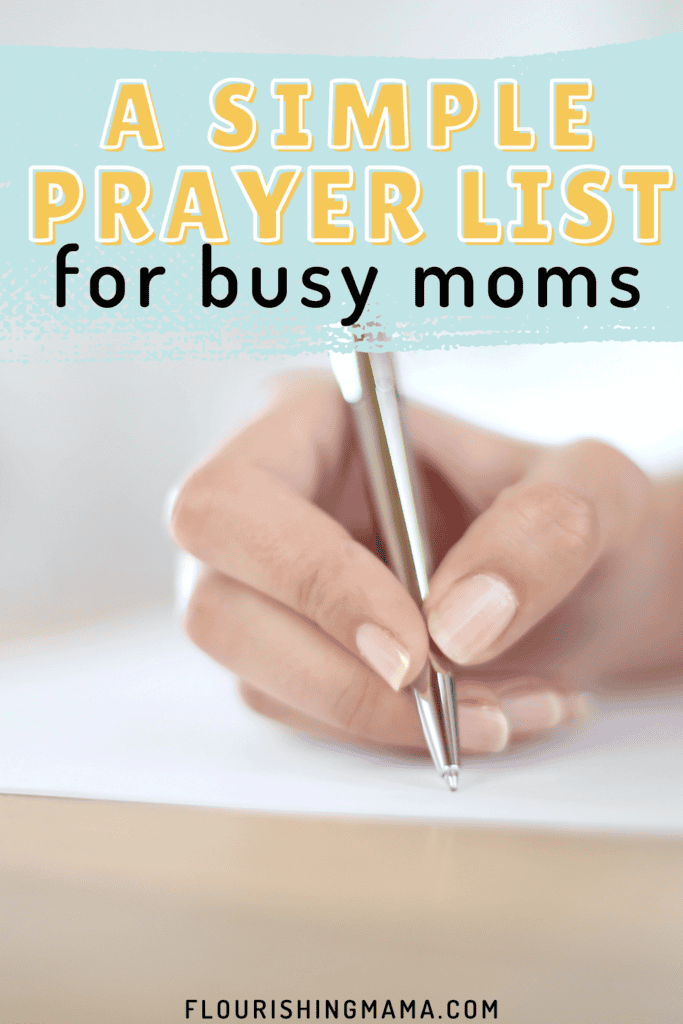 How to Write a Prayer List for Effective Prayer (+free template)