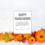 Cute Thanksgiving Coloring Pages for Kids (free printable!)