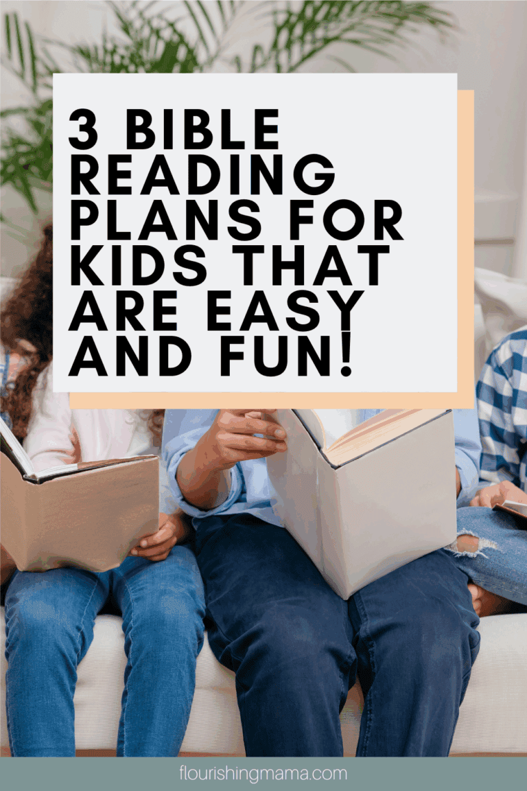 Simple Bible Reading Plans for Kids