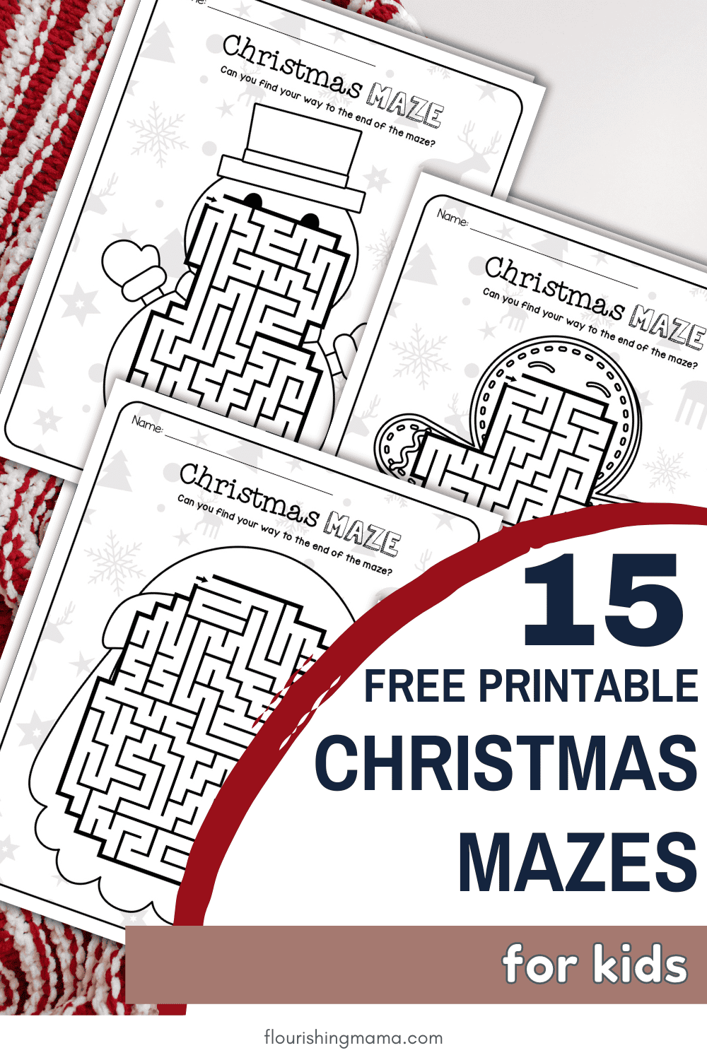 15 Free Printable Christmas Mazes for Kids (2024)