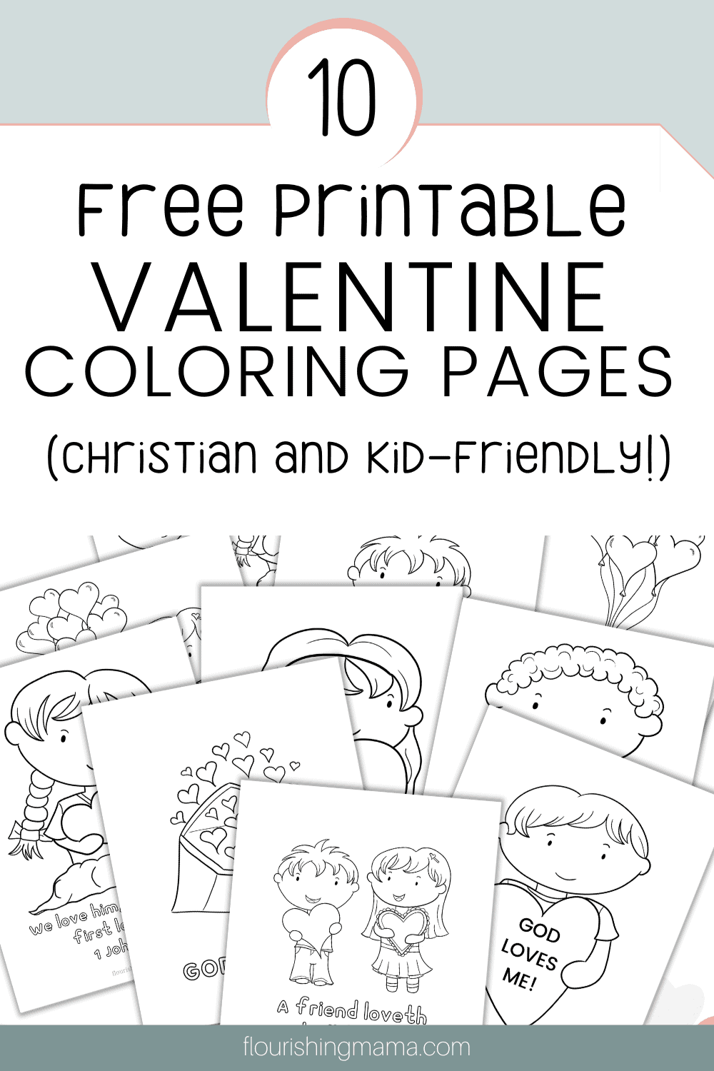 Free Printable Christian Valentine's Coloring Pages