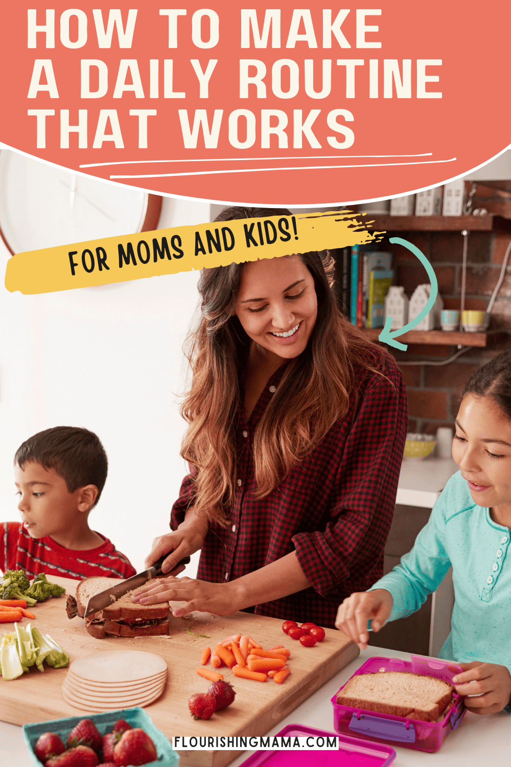 Free Printable Daily Routine Checklist for Moms and Kids