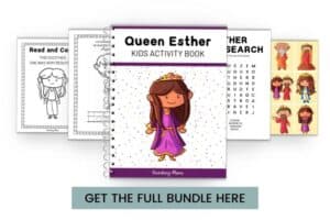 The Story of Esther Coloring Pages (free printable)