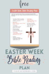 Journey to Easter: A Free Easter Bible Reading Plan