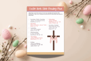 Journey to Easter: A Free Easter Bible Reading Plan