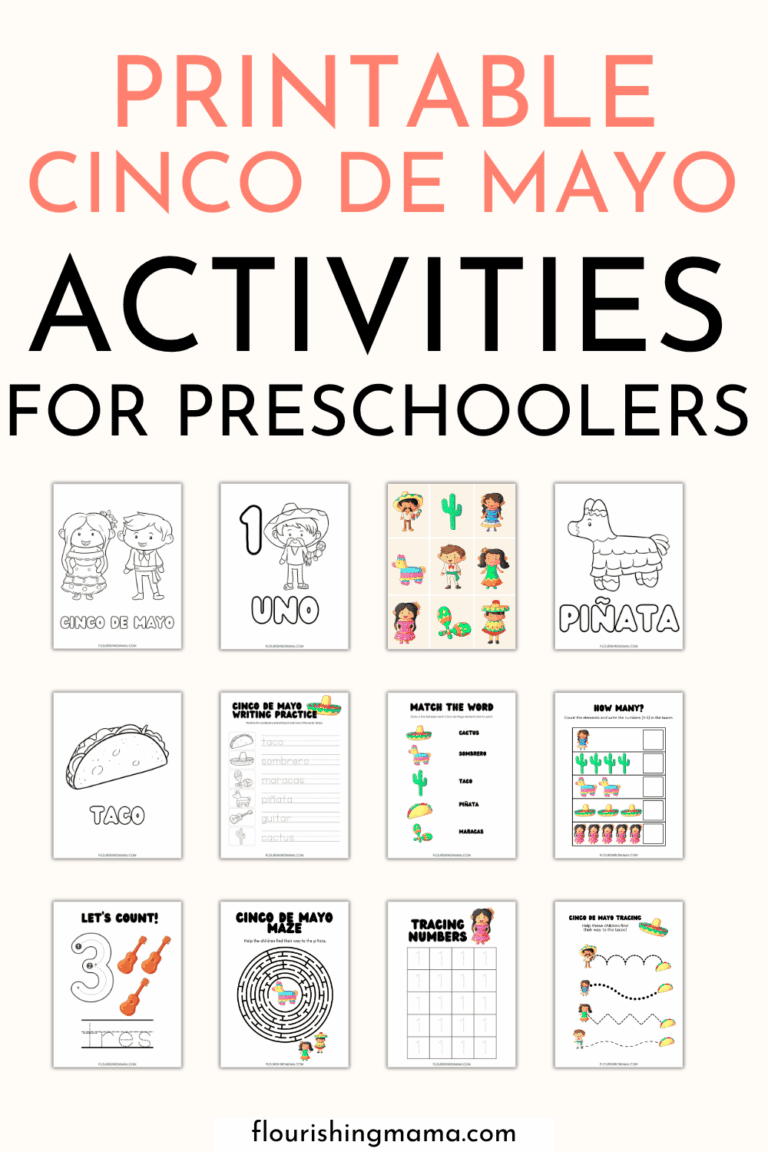 Cinco de Mayo Printable Activities for Preschool