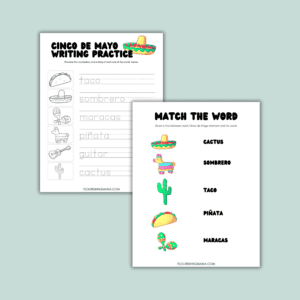 Cinco de Mayo Printable Activities for Preschool