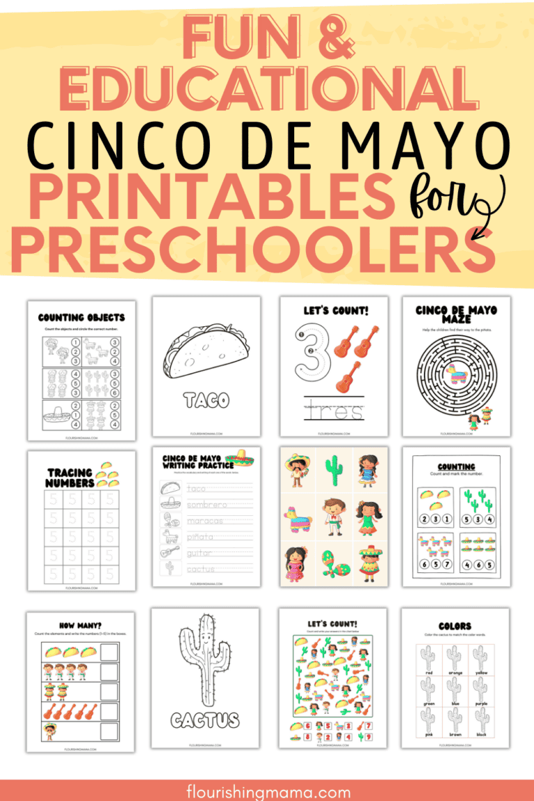 Cinco de Mayo Printable Activities for Preschool