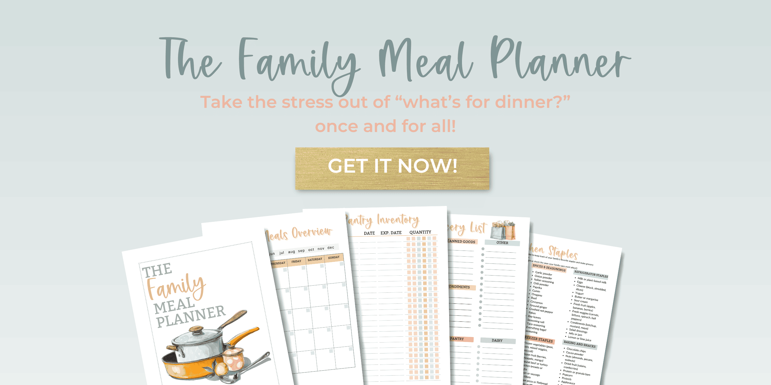 How to Make a Simple Family Meal Plan (Even if You're Busy!)