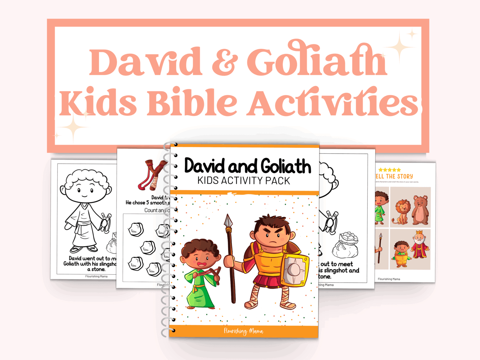 David and Goliath Sunday School Lesson for Kids