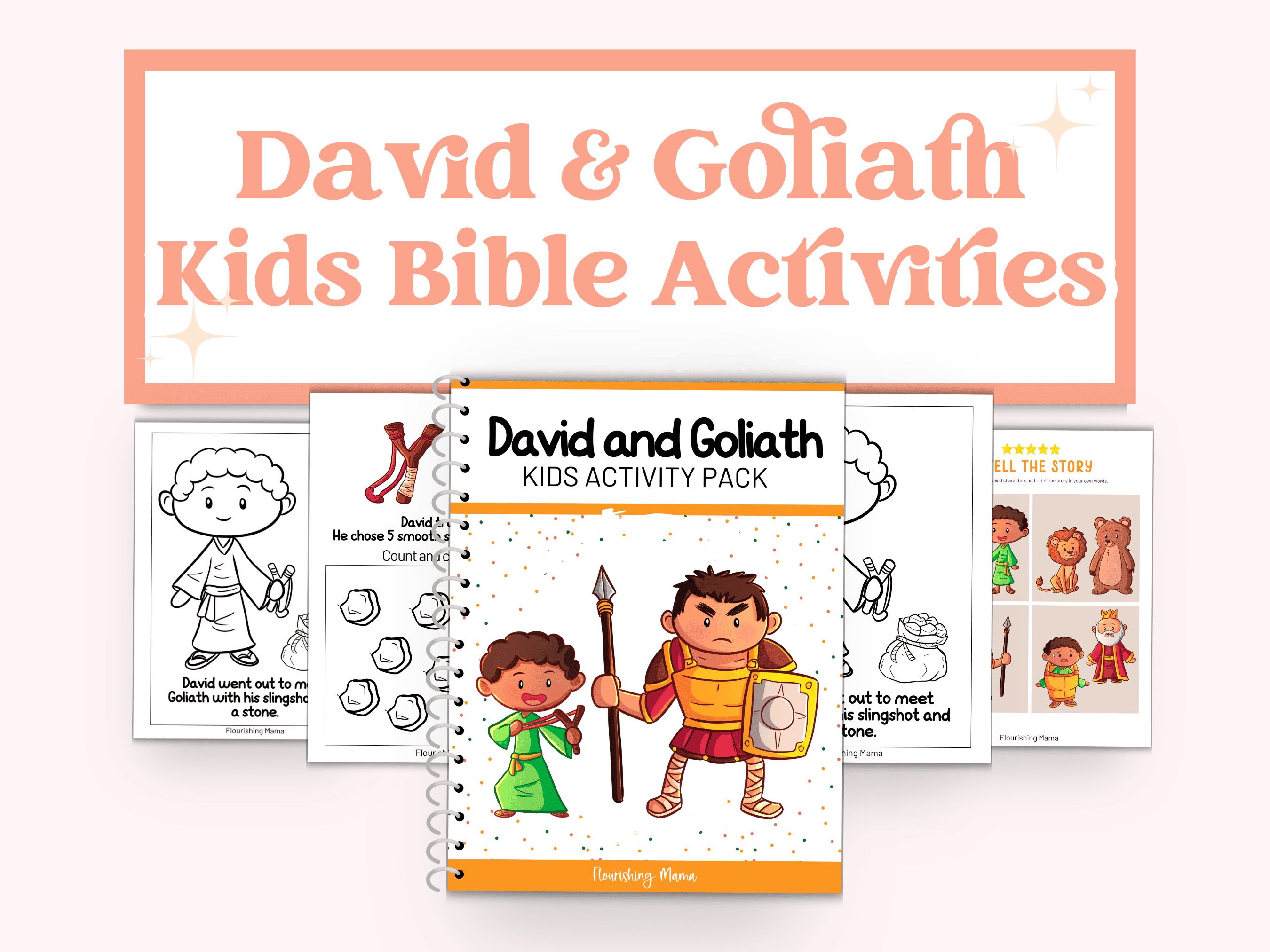 David and Goliath Sunday School Lesson for Kids