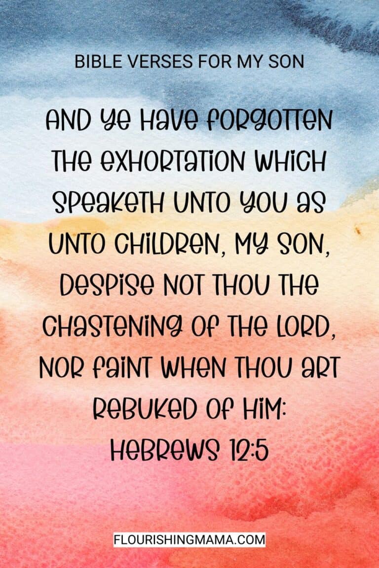 35 Powerful Bible Verses for My Son to Guide His Faith