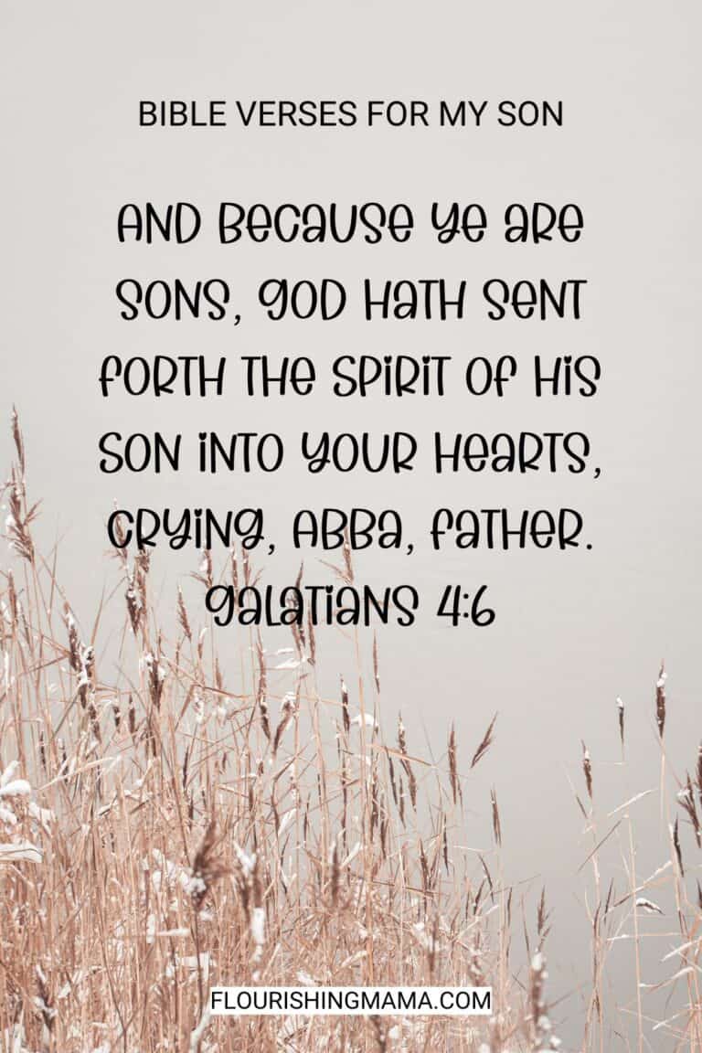 35 Powerful Bible Verses for My Son to Guide His Faith