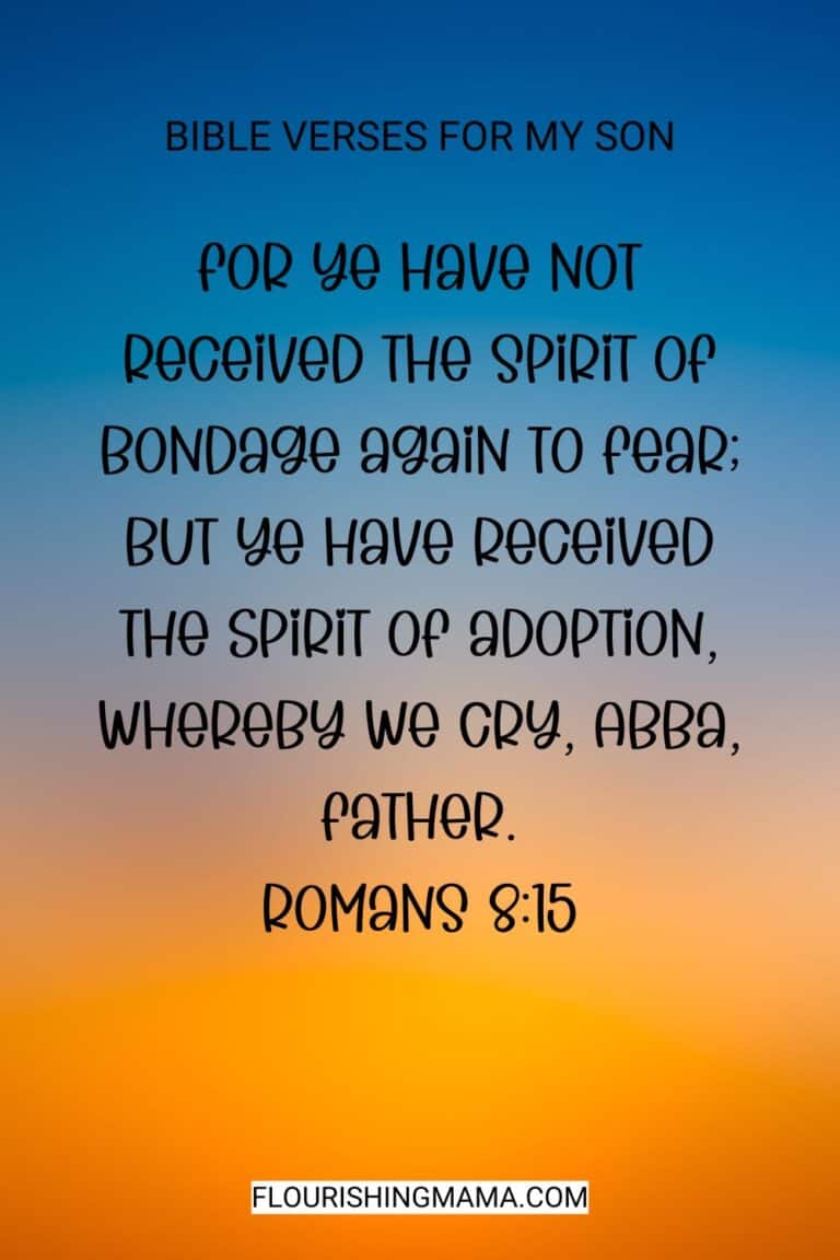 35 Powerful Bible Verses for My Son to Guide His Faith
