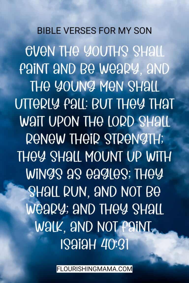 35 Powerful Bible Verses for My Son to Guide His Faith