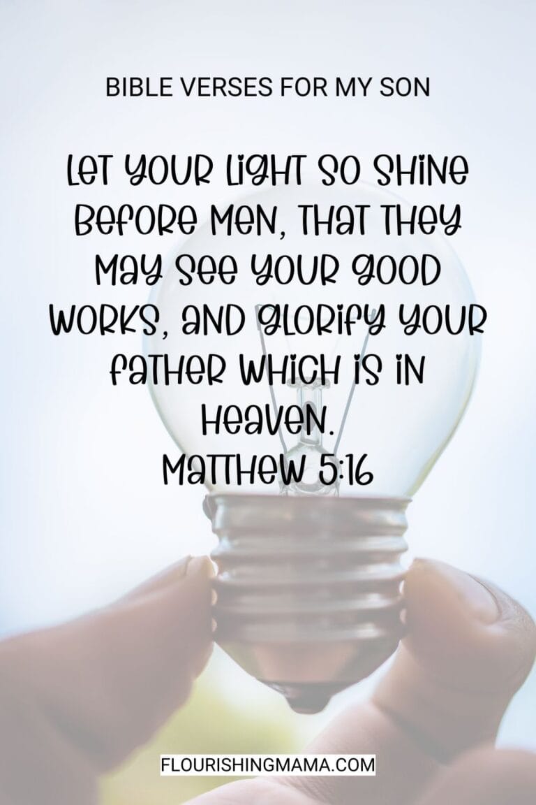 35 Powerful Bible Verses for My Son to Guide His Faith