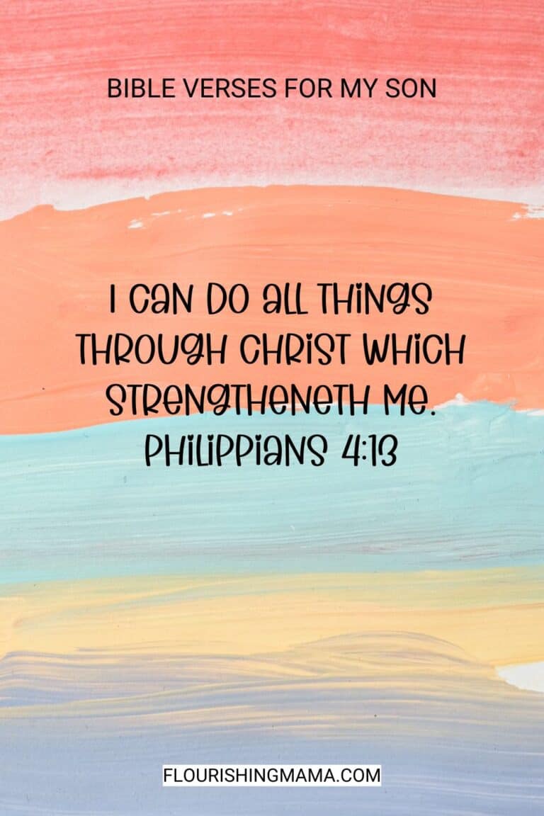 35 Powerful Bible Verses for My Son to Guide His Faith