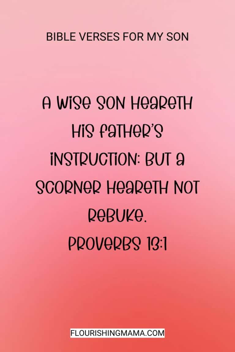 35 Powerful Bible Verses for My Son to Guide His Faith