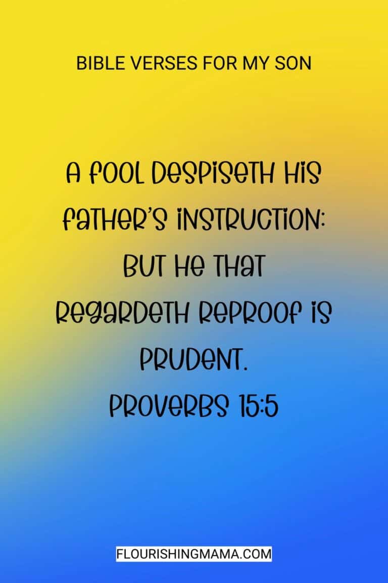 35 Powerful Bible Verses for My Son to Guide His Faith