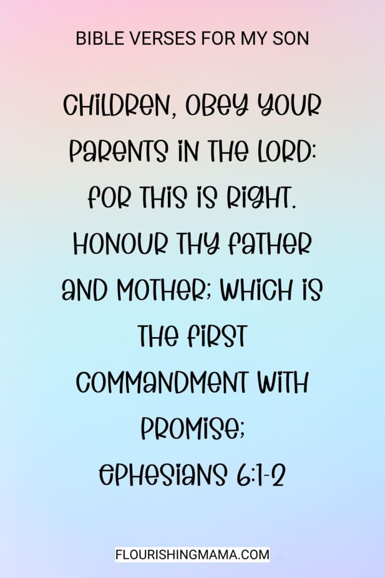 35 Powerful Bible Verses for My Son to Guide His Faith