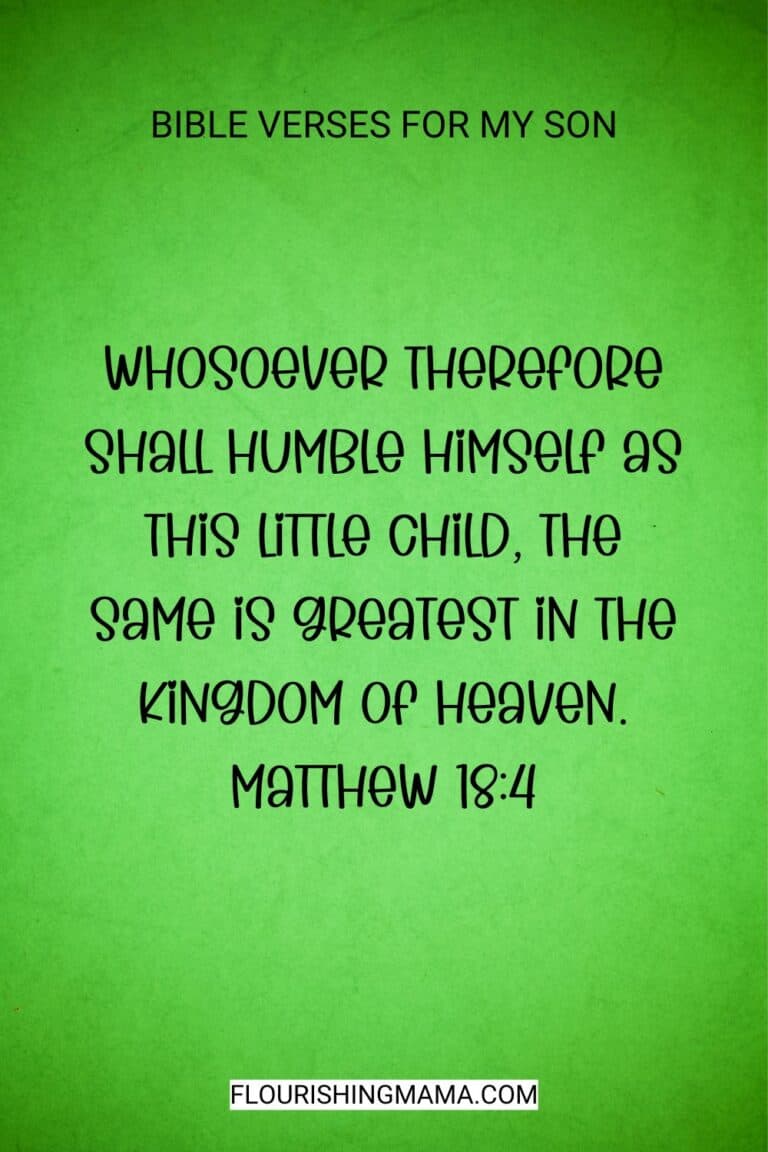 35 Powerful Bible Verses for My Son to Guide His Faith