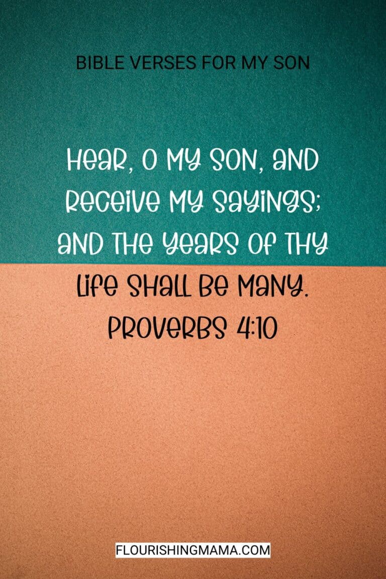 35 Powerful Bible Verses for My Son to Guide His Faith