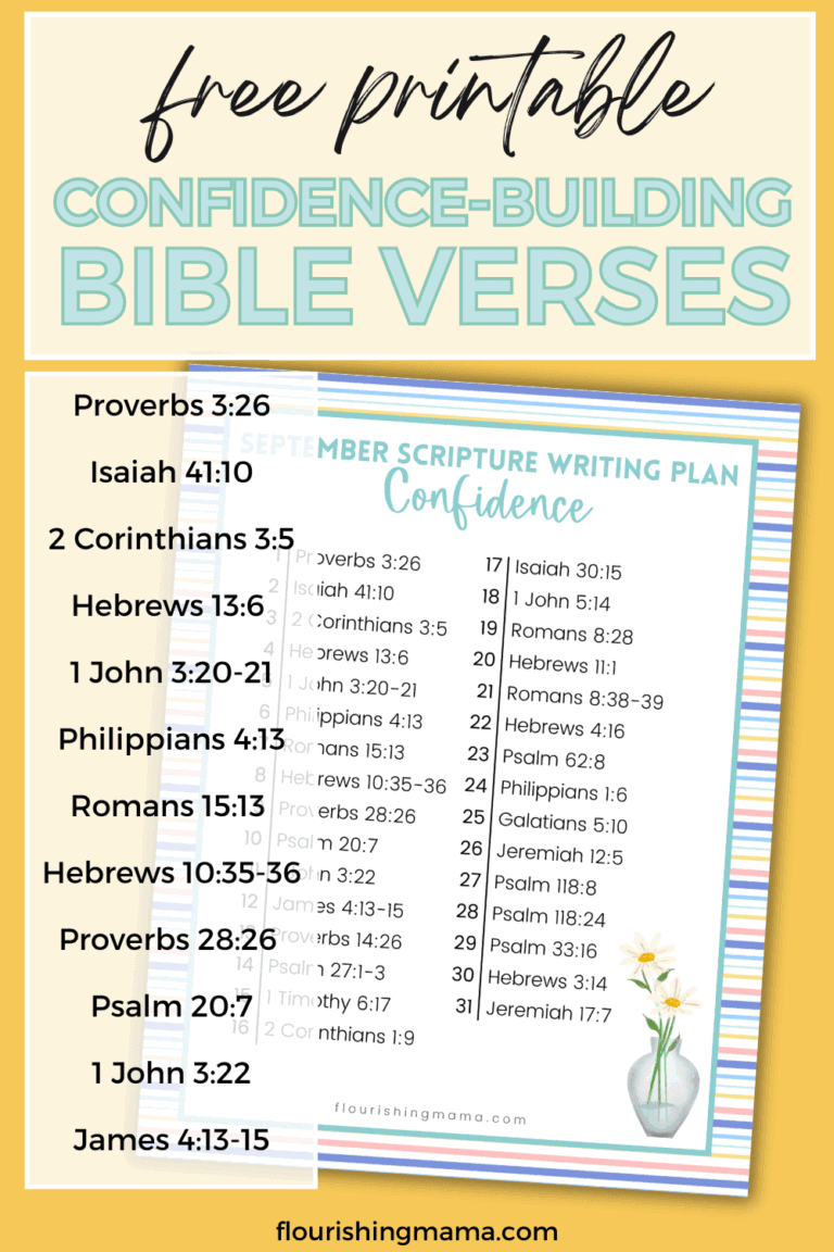 Free Printable September Scripture Writing Plan (Bible Verses About ...