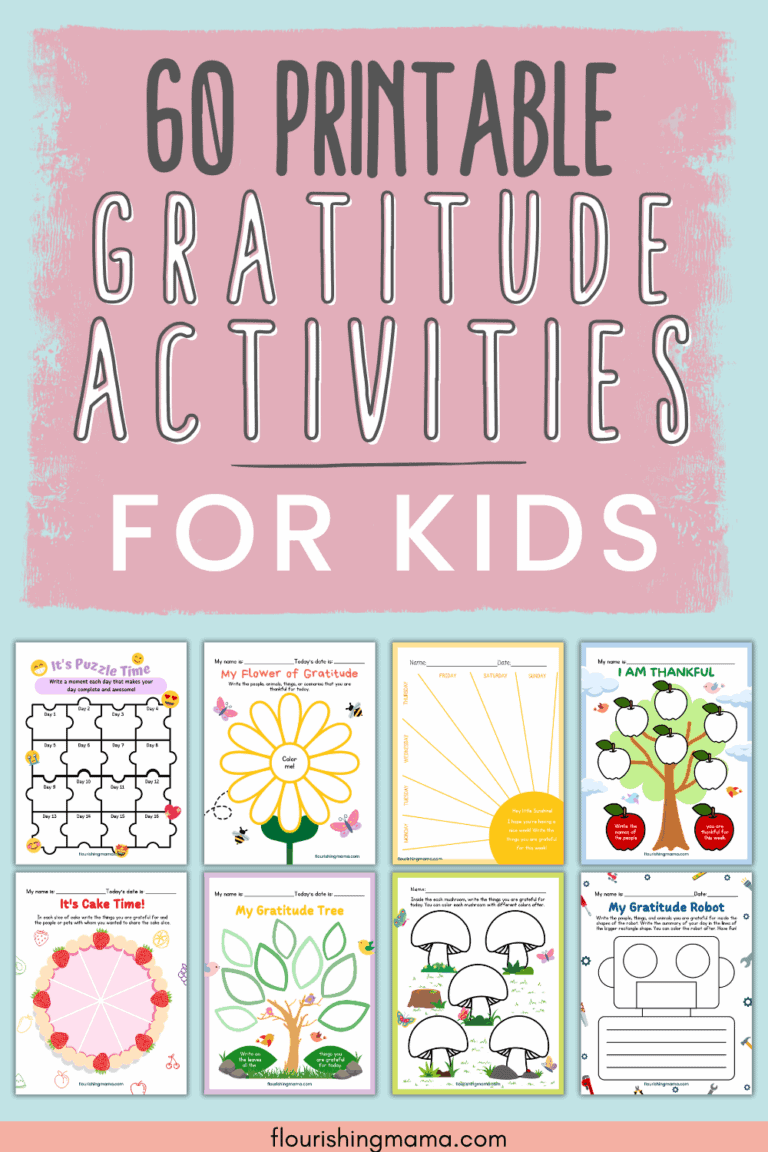 Cultivating Gratitude: Printable Gratitude Journal for Kids