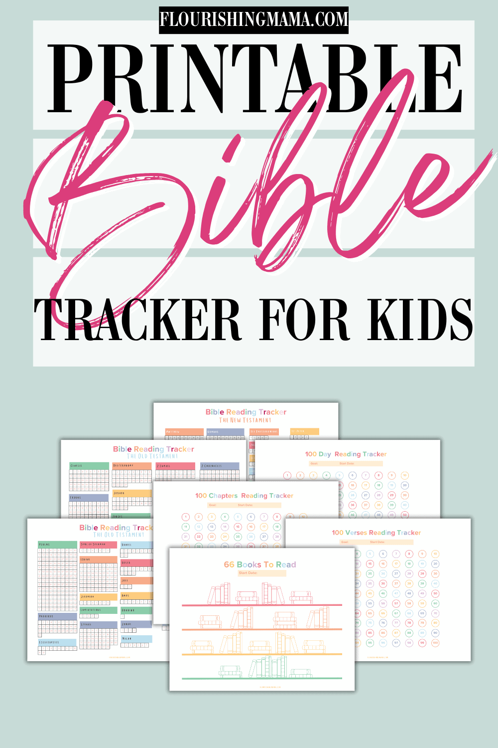 How to Encourage Kids to Read the Bible (Free Printable Tracker)