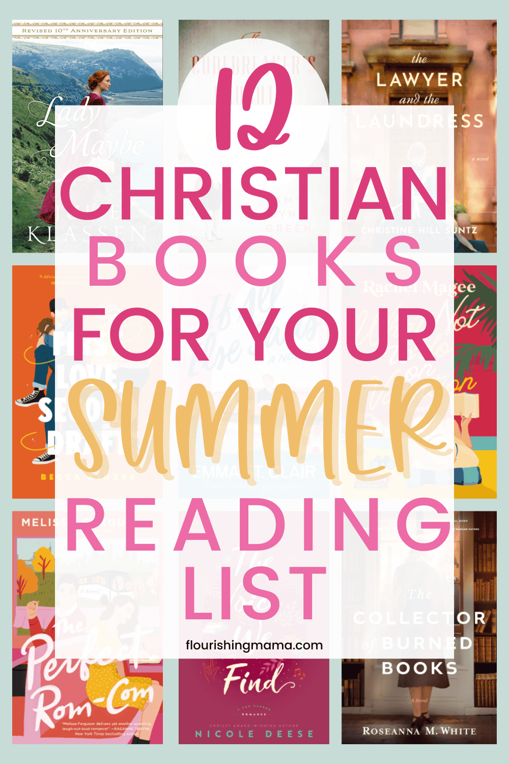 12 Christian Fiction Books I'm Excited to Read This Summer